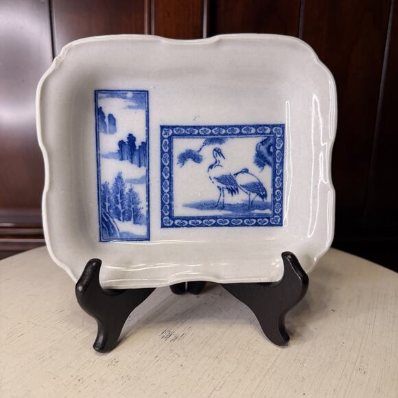 Unbranded | Accents | Vintage Sometsuke Blue And White Plate With ...